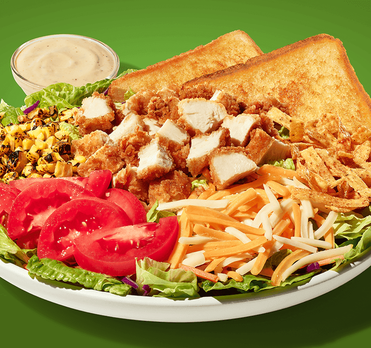 Salads at zaxby's store